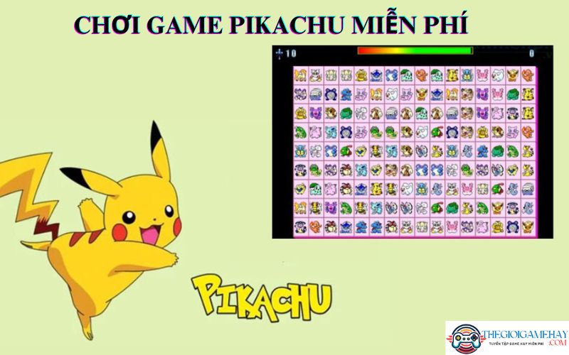 Chơi game pikachu miễn phí online trên điện thoại & máy tính